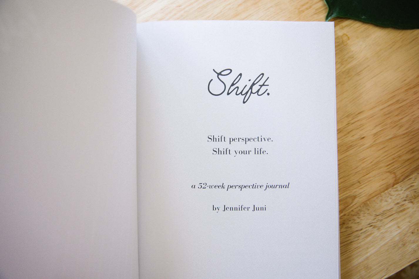 Shift. Journal – IMPACT: tell people they matter